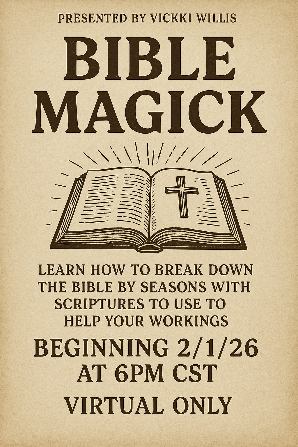 Hoodoo Bible Magick – Cipher Flower